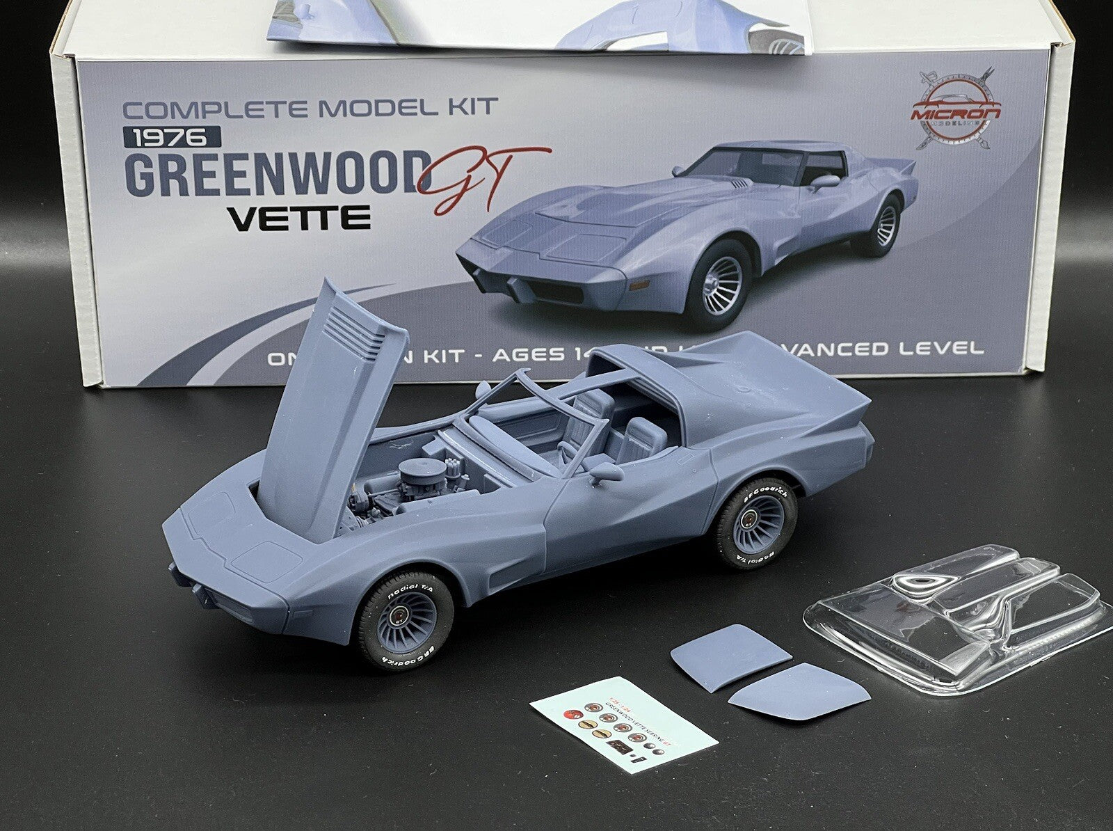 1/25 1976 Greenwood GT Corvette C3 RARE – MicronModeling