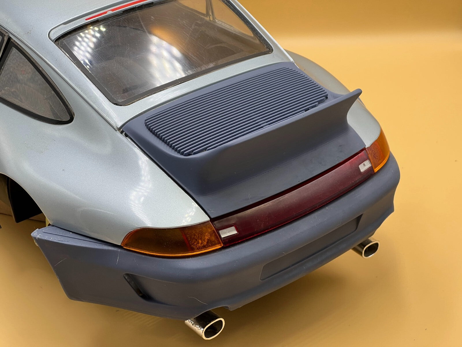 1:8 993 Ducktail Style Wing Spoiler Engine Lid For Pocher Porsche 911 ...